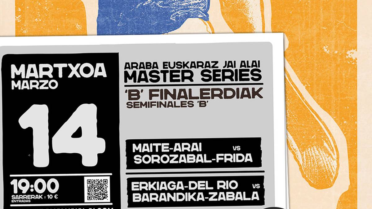 [ARABA EUSKARAZ] Jai Alai Master Series - B FINALERDIAK - Gasteiz ...